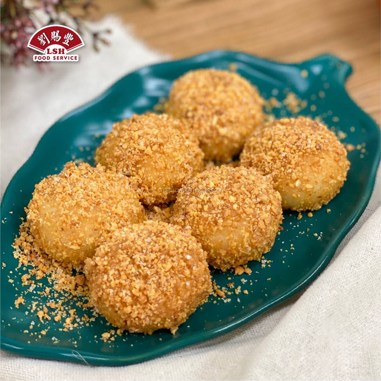 Glutinous Black Sesame Rice Ball 黑芝麻汤圆 SPRING HOME - 200g/24pkt/ctn